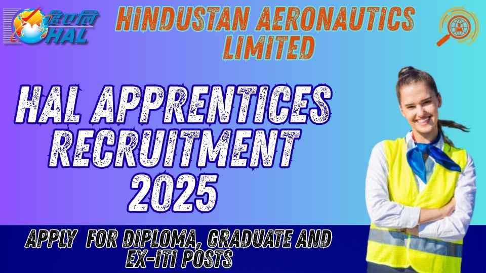 HAL Apprentices Recruitment 2025 Apply Online for Diploma, Graduate & Ex-ITI